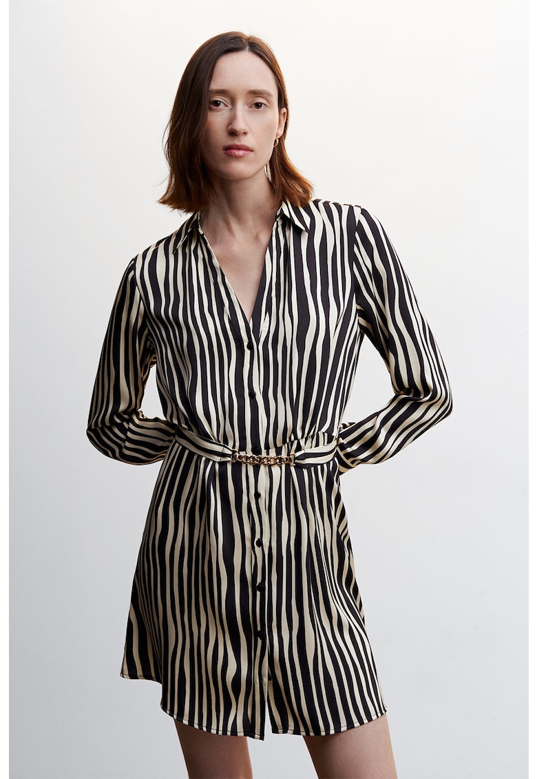 Rochie-camasa in dungi Ninette | rochii-ieftine.net