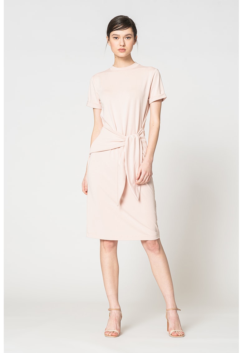 Rochie midi din amestec de modal cu cordan | rochii-ieftine.net